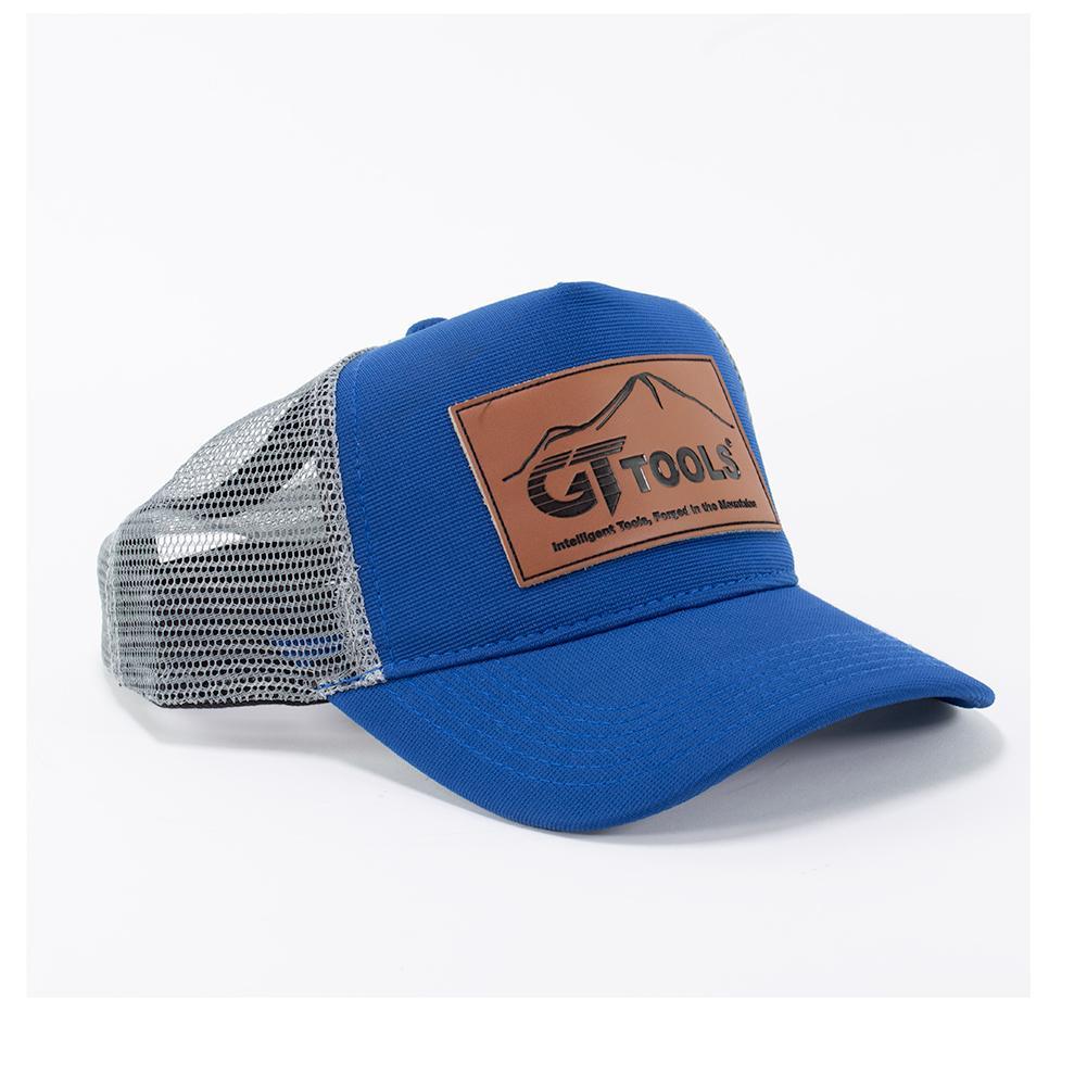 GT Tools Blue Trucker Hat - Leather Patch – GT Tools®